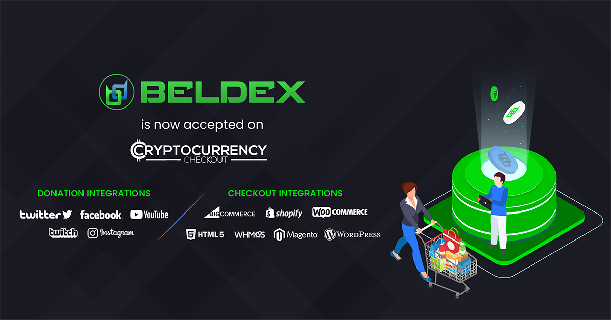 Accept BDX on your website for free with CryptocurrencyCheckout.