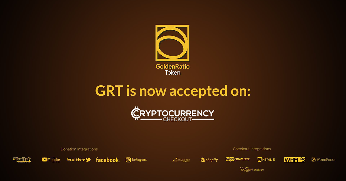 Accept GRT on your website for free with CryptocurrencyCheckout.