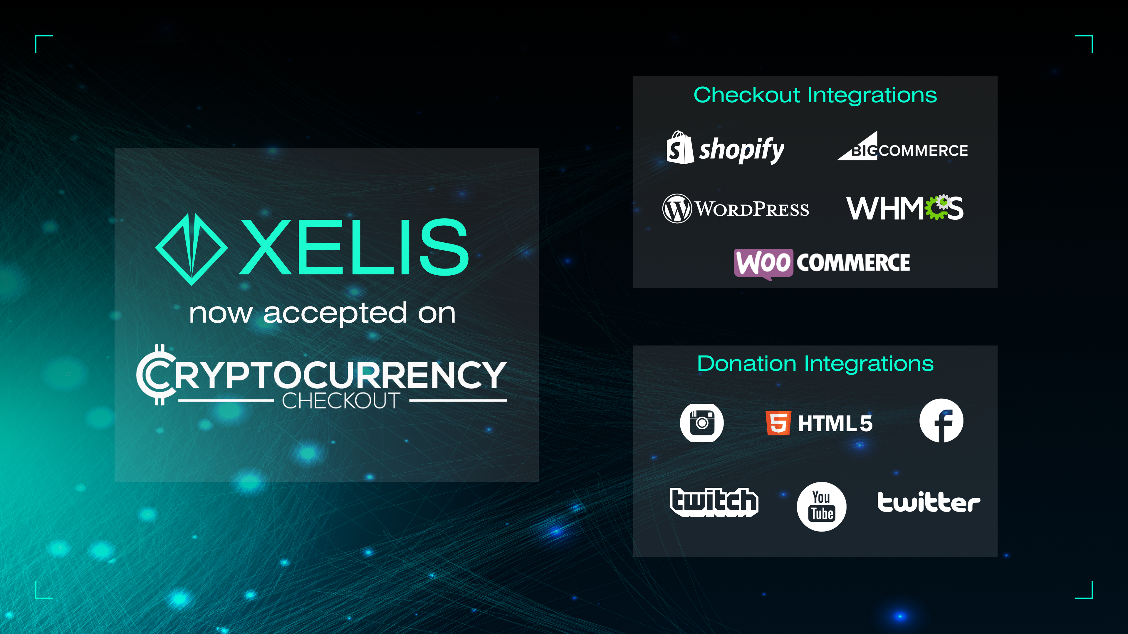 Accept XEL on your website for free with CryptocurrencyCheckout.